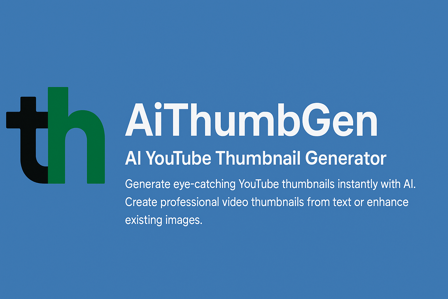 AiThumbGen - AI YouTube Thumbnail Generator
